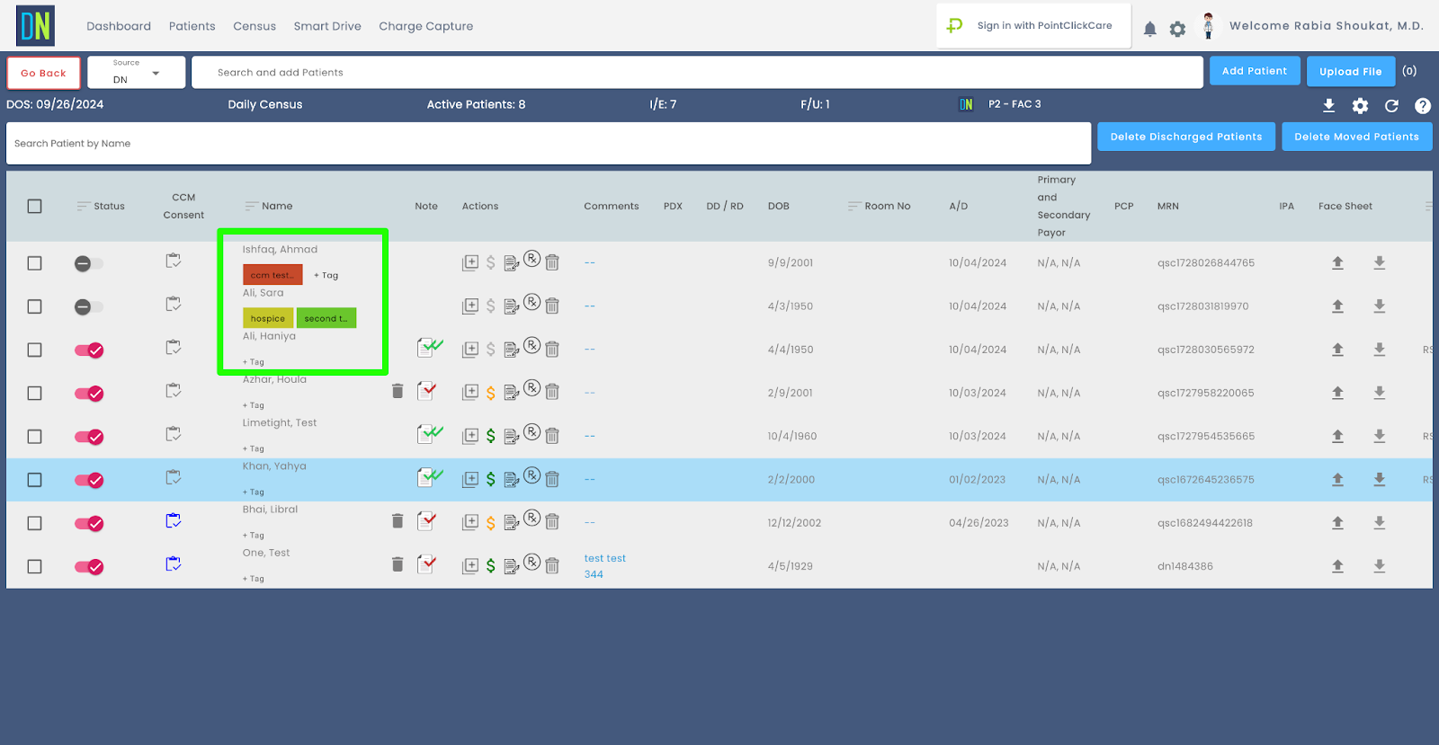 User Permissions – DocNow