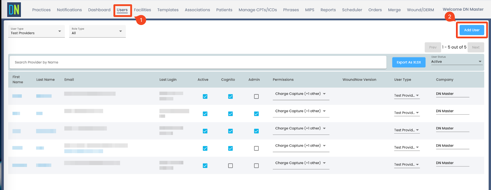 New User Account Creation – DocNow