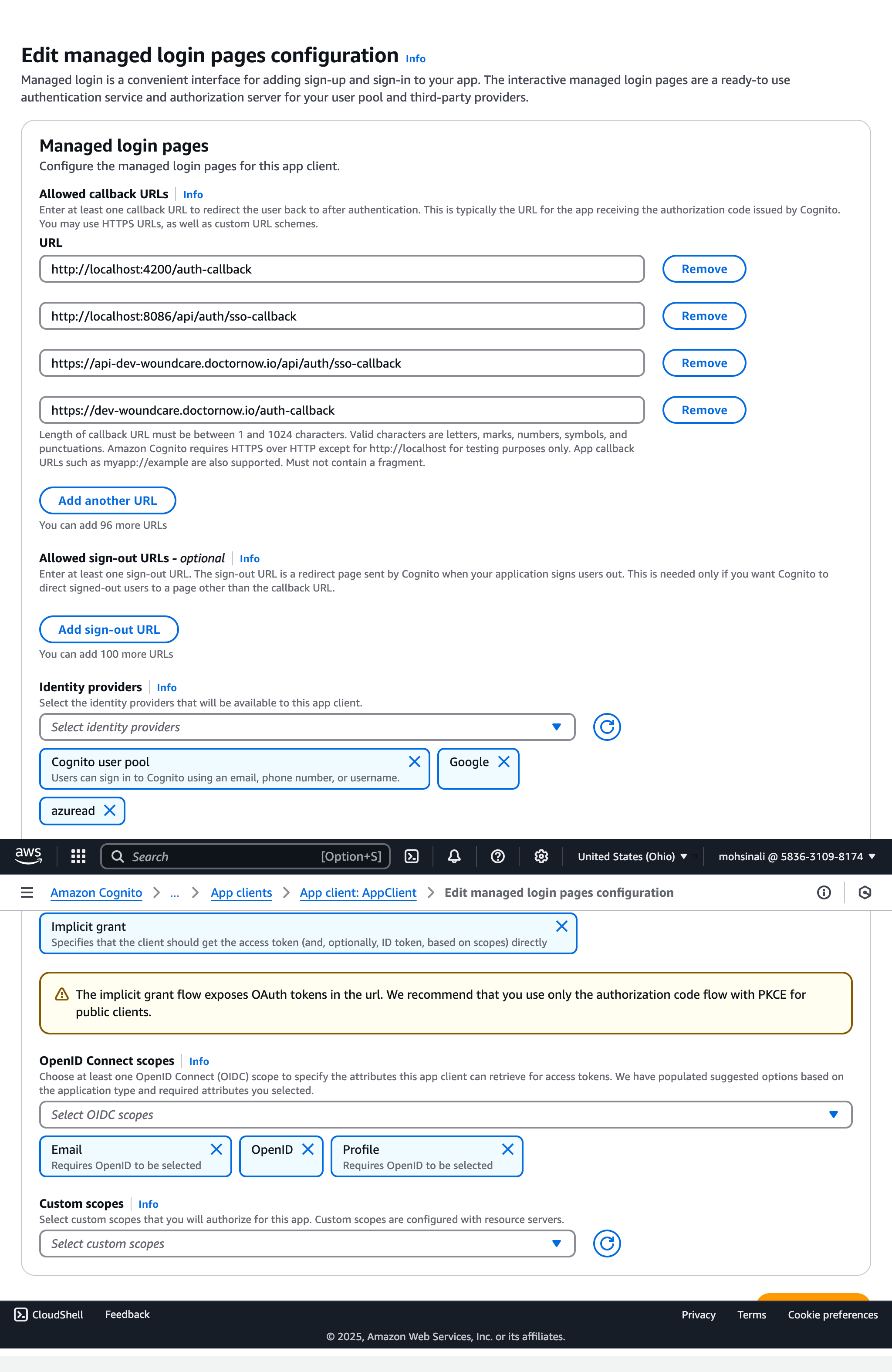Set Up Amazon Cognito for Federated Authentication Using Azure AD – DocNow
