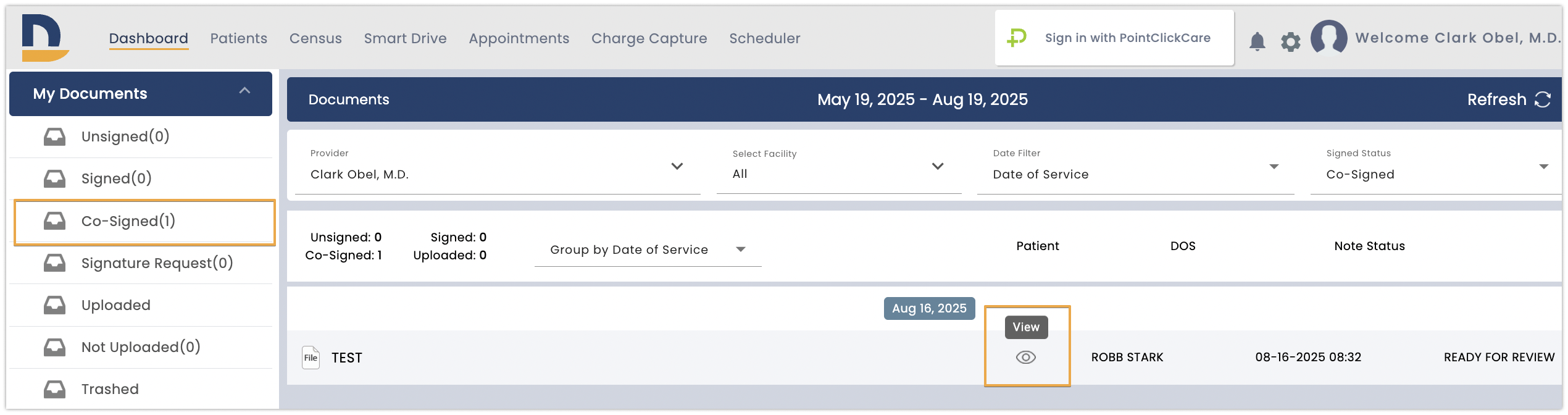 Note Co-Signing – DocNow