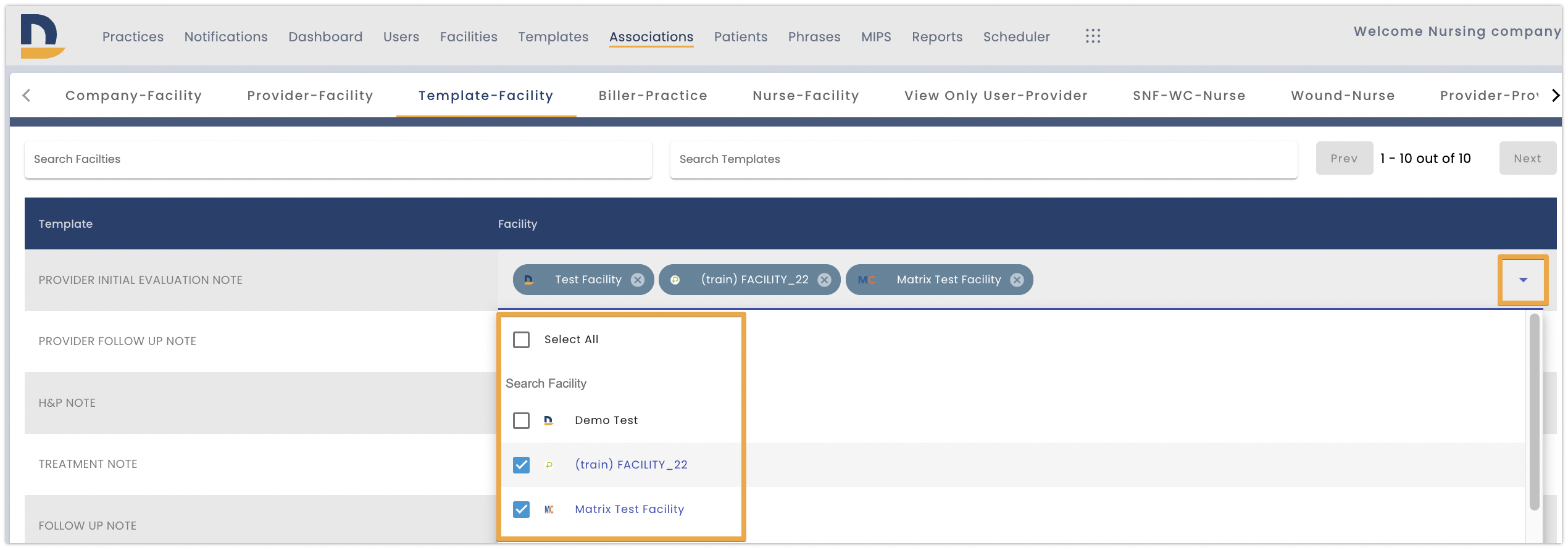 Associations | Admin – DocNow