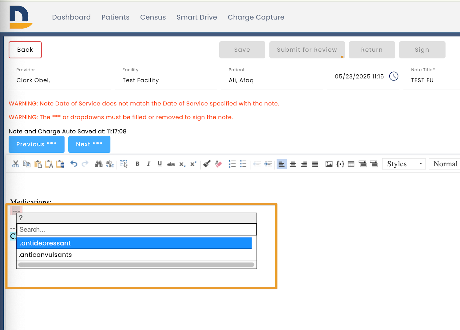 Adding Drop Downs and Dot Phrases Within Dot Phrases – DocNow