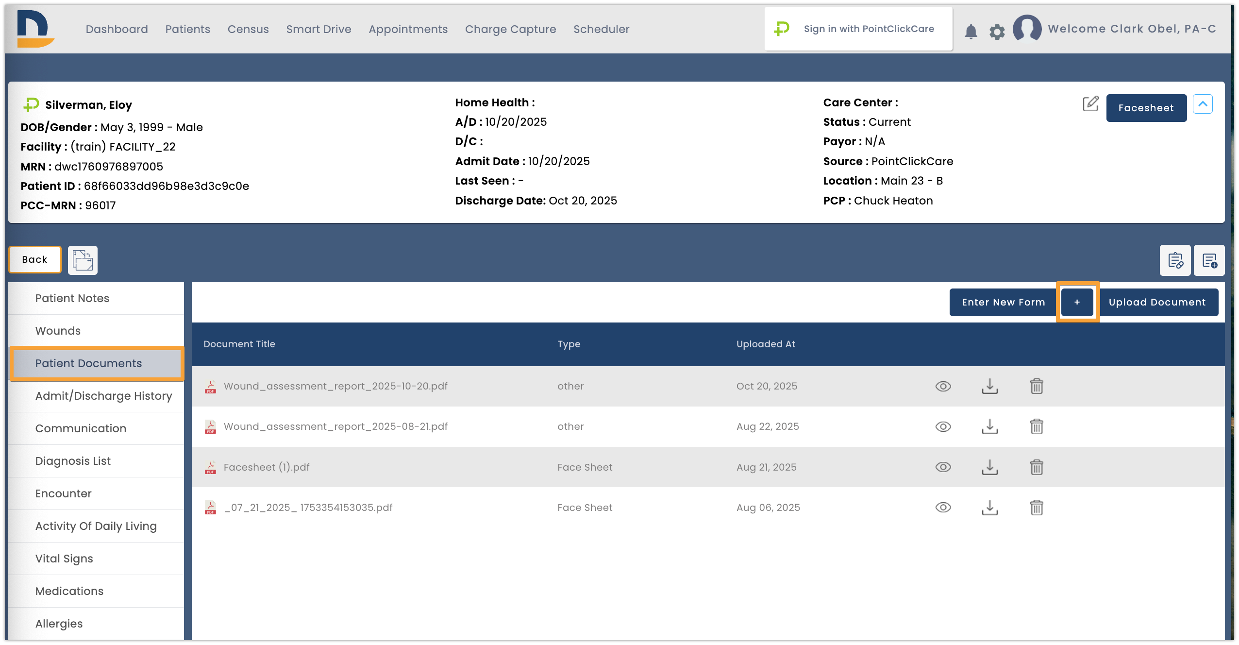 Custom Documents | Patient Profile – DocNow